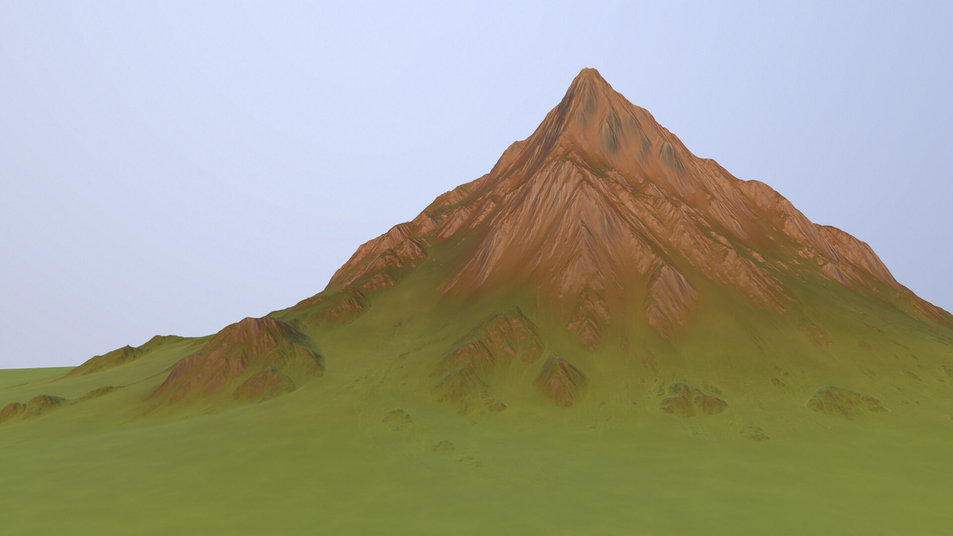 Terrain Hills Mountains - 3D Model by ogmodels