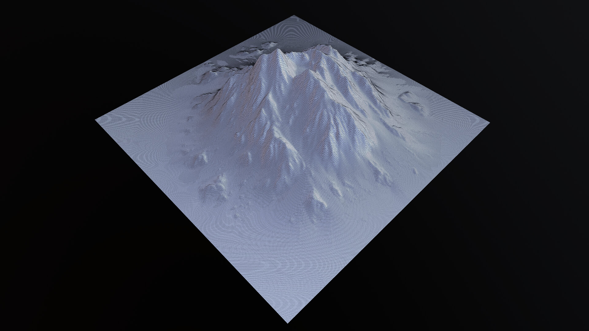 Terrain Hills Mountains - 3D Model by ogmodels