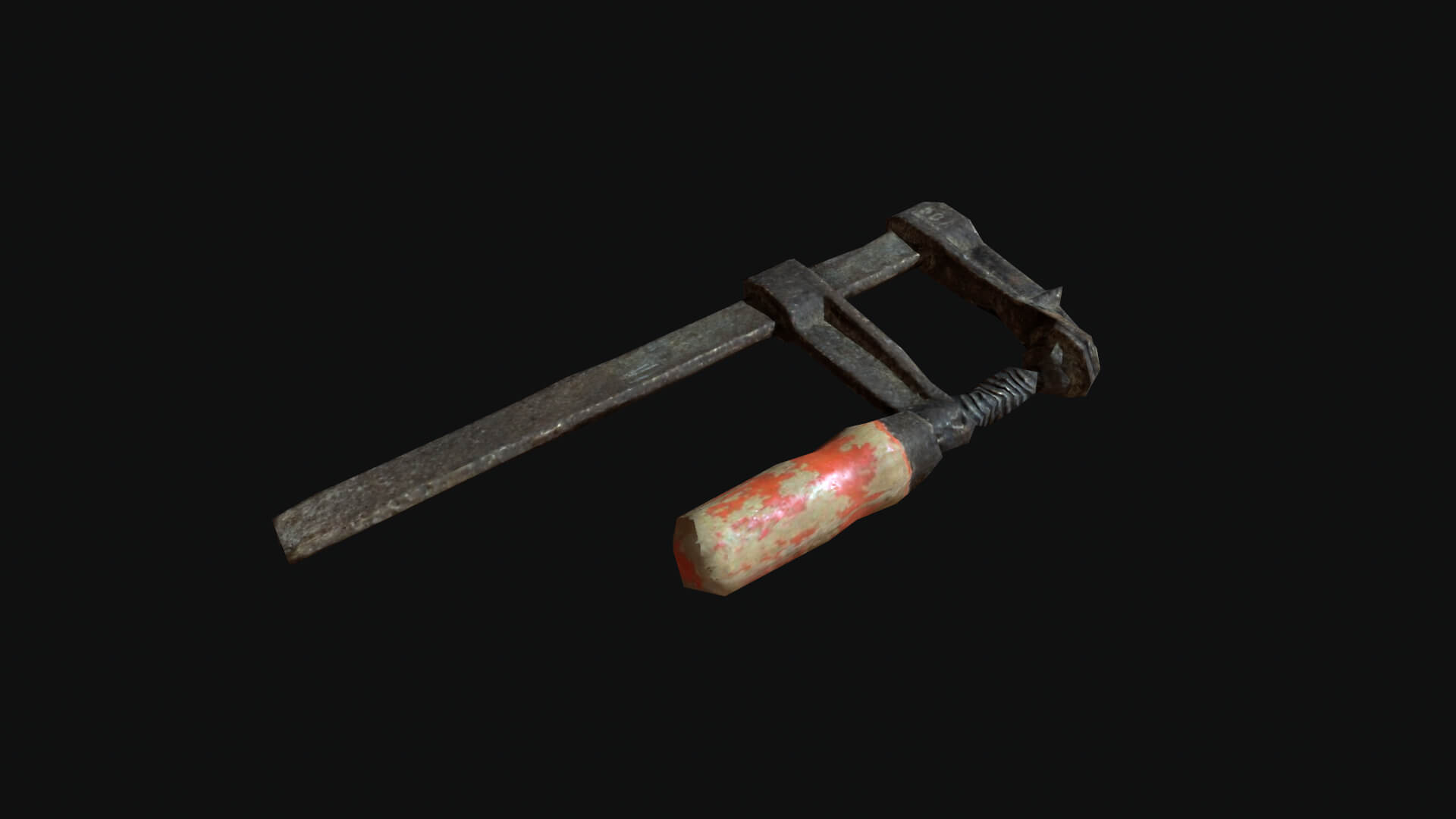 Hardware Tools Hammer Wrench Clamp - 3D Model by ogmodels