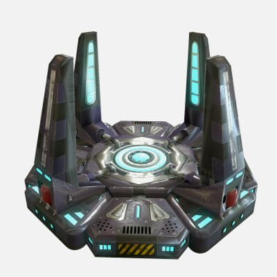 Warp Gate Teleport - 3D Model by ogmodels