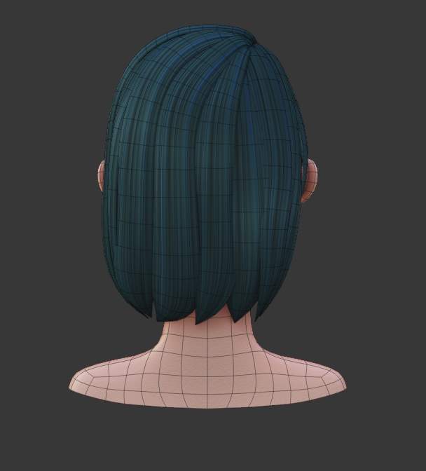 Cute Character Girl CJ - 3D Model by Okamizan