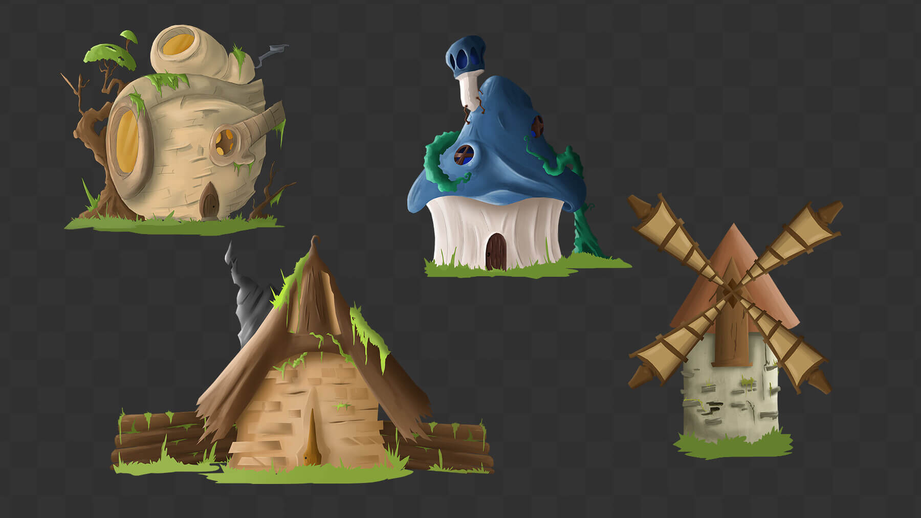 2D Tileset Pack by Okba Amrate