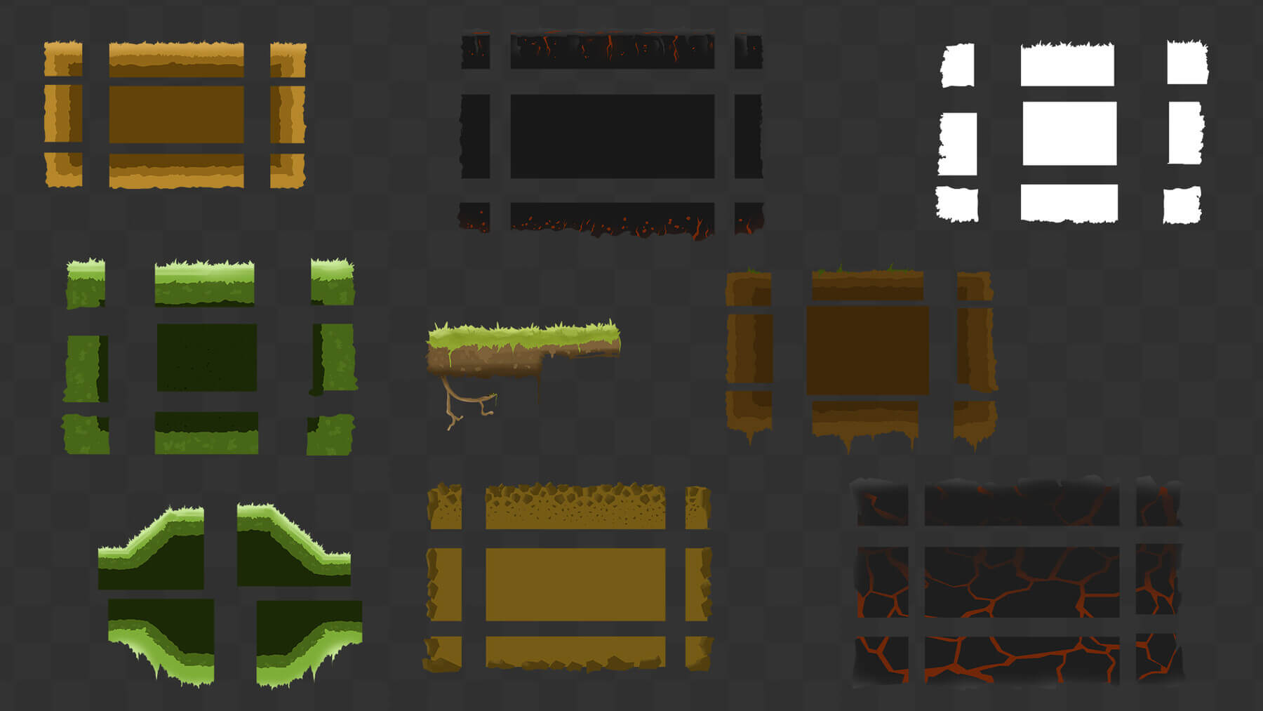 2D Tileset Pack by Okba Amrate