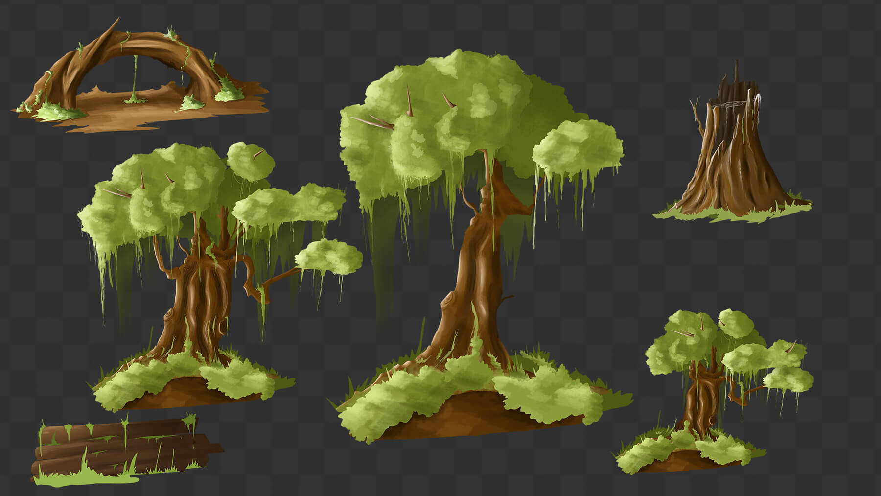 2D Tileset Pack by Okba Amrate