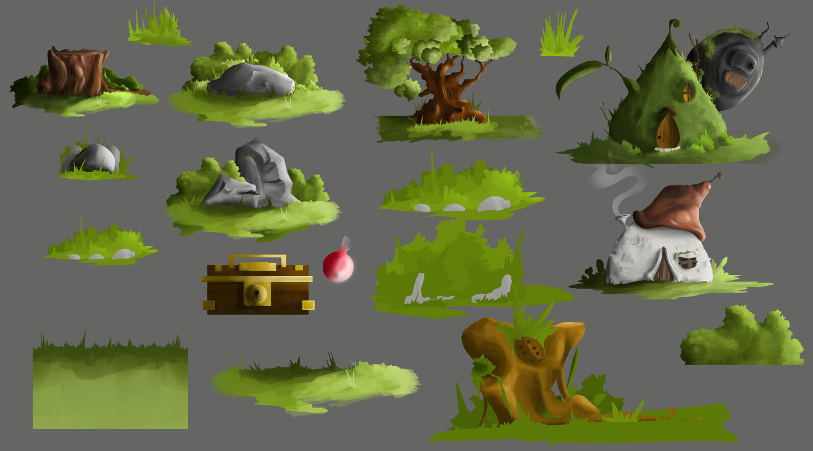 2D Tileset Pack by Okba Amrate