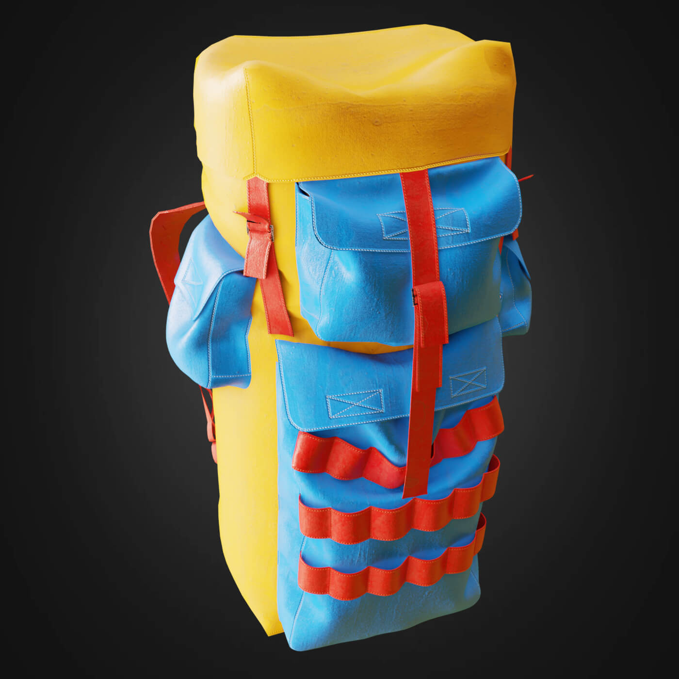 Backpacks Set - 3D Model by old_hunter