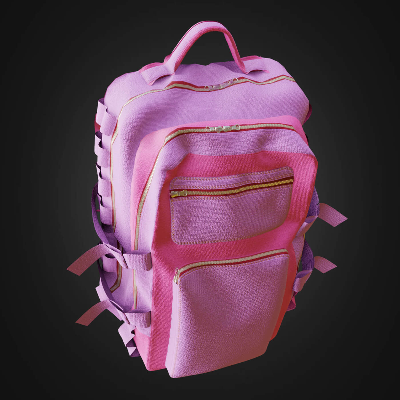 Backpacks Set - 3D Model by old_hunter