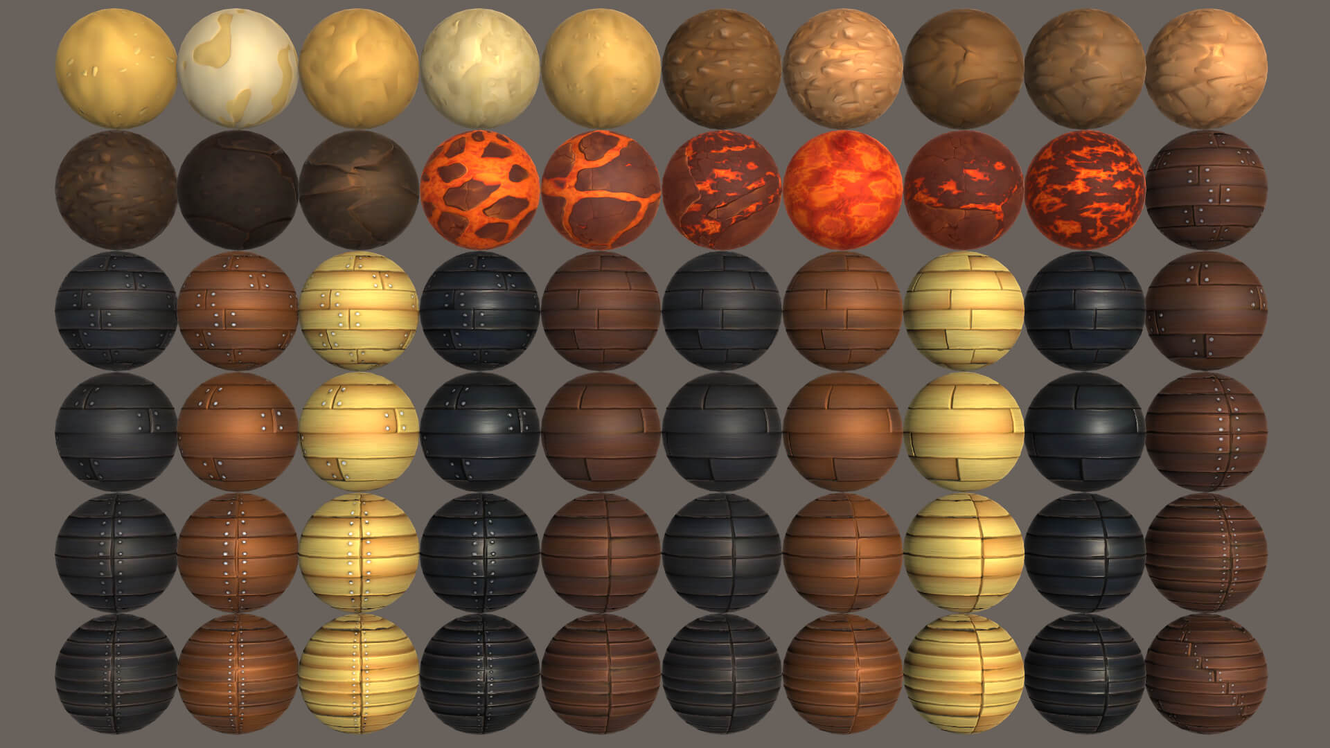 Hand Painted Textures – Mega Pack Vol 1 - 3D Texture by oleekconder