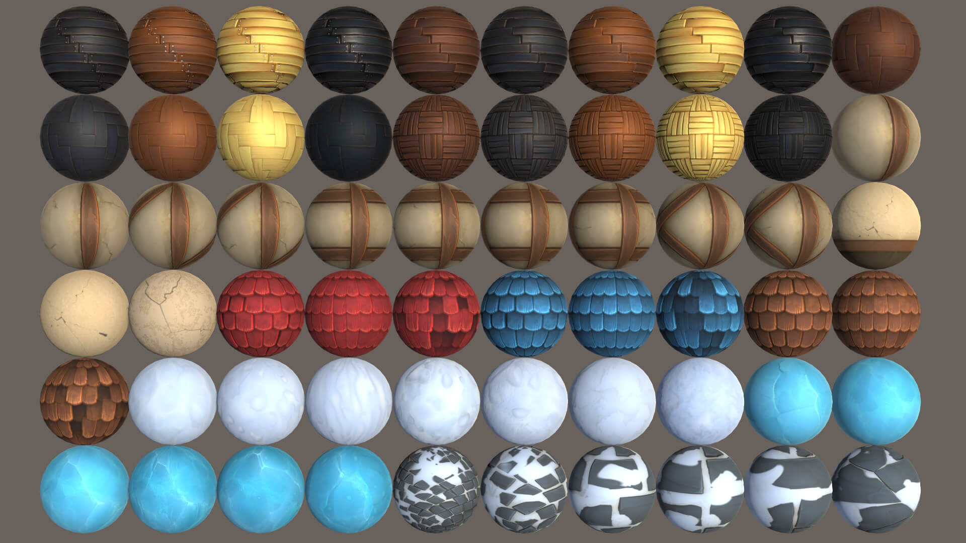 Hand Painted Textures – Mega Pack Vol 1 - 3D Texture by oleekconder