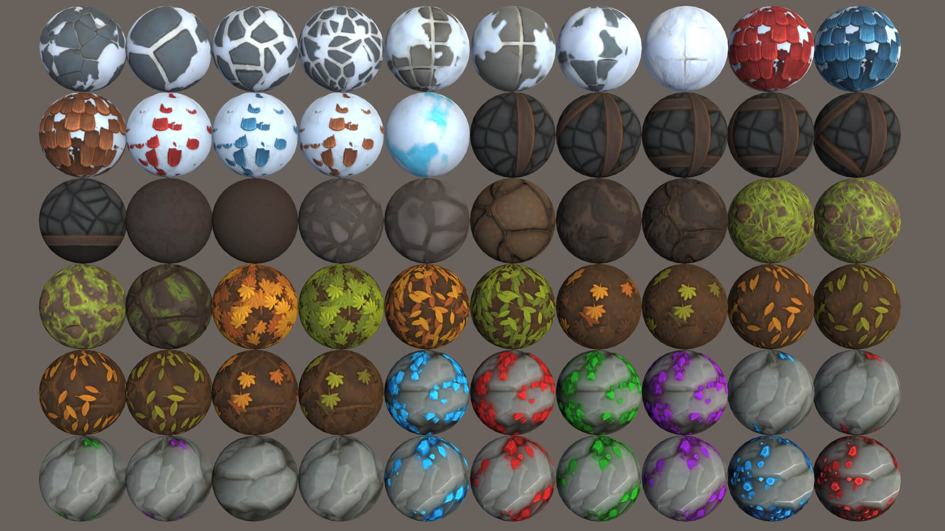 Hand Painted Textures – Mega Pack Vol 1 - 3D Texture by oleekconder