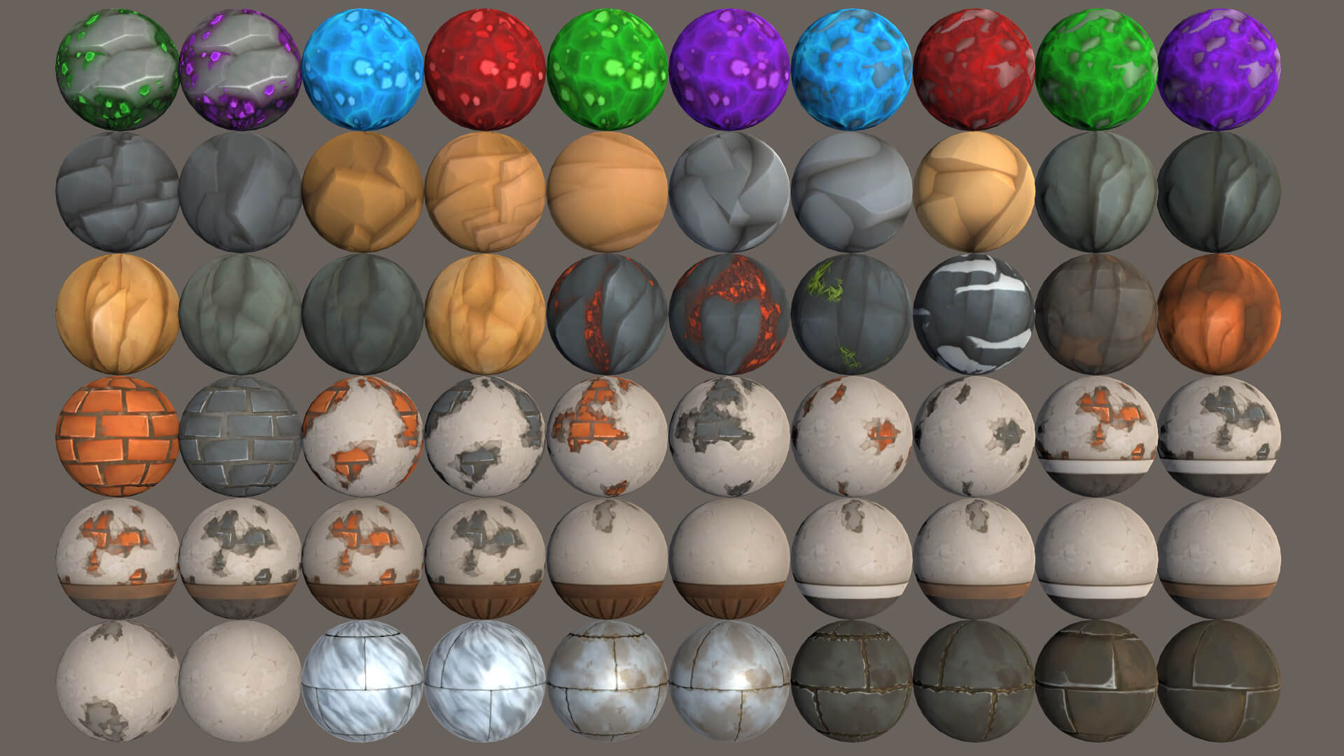 Hand Painted Textures – Mega Pack Vol 1 - 3D Texture by oleekconder