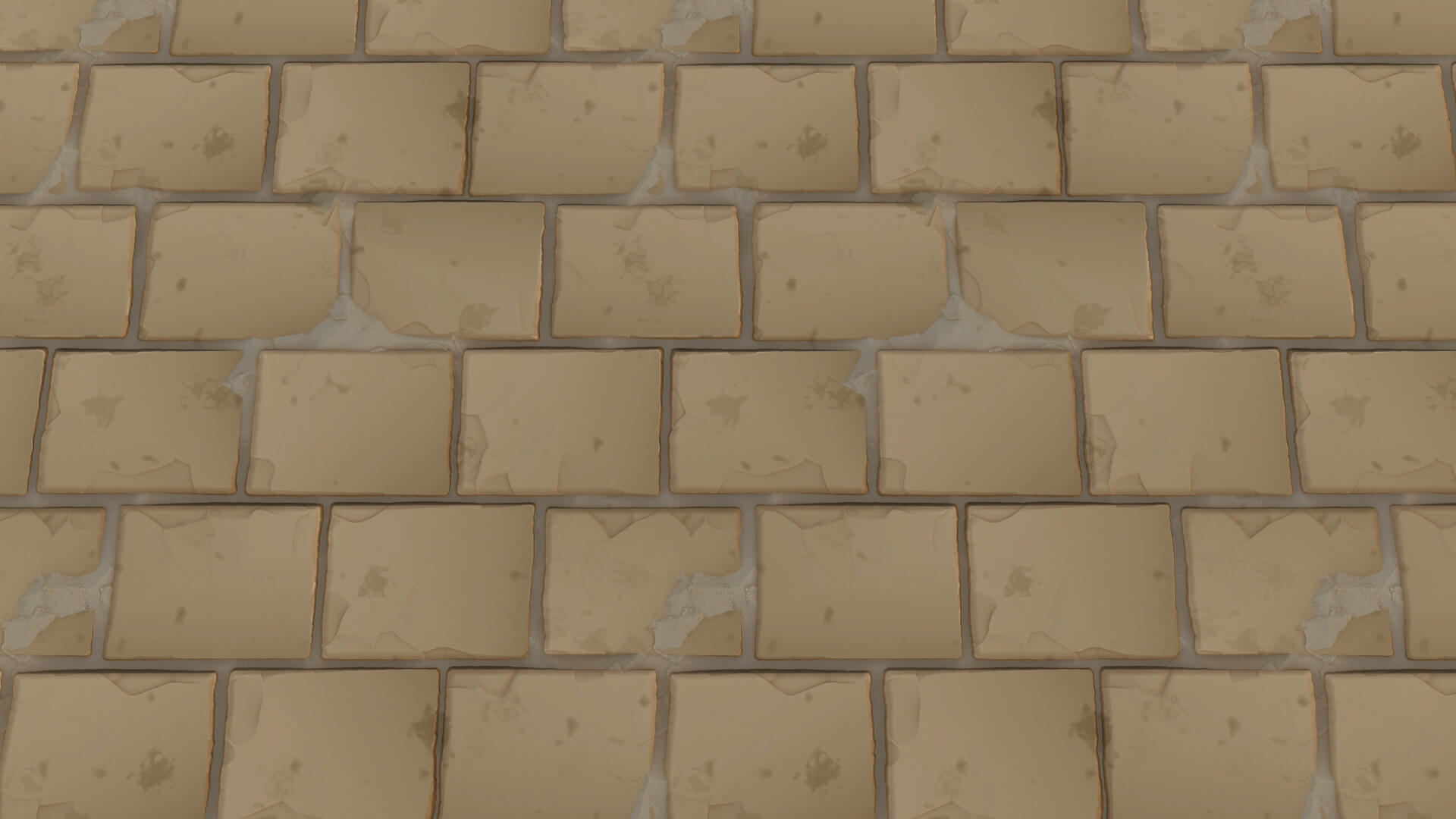 Hand Painted Textures - Vol 10 - Bricks 3D Texture by oleekconder