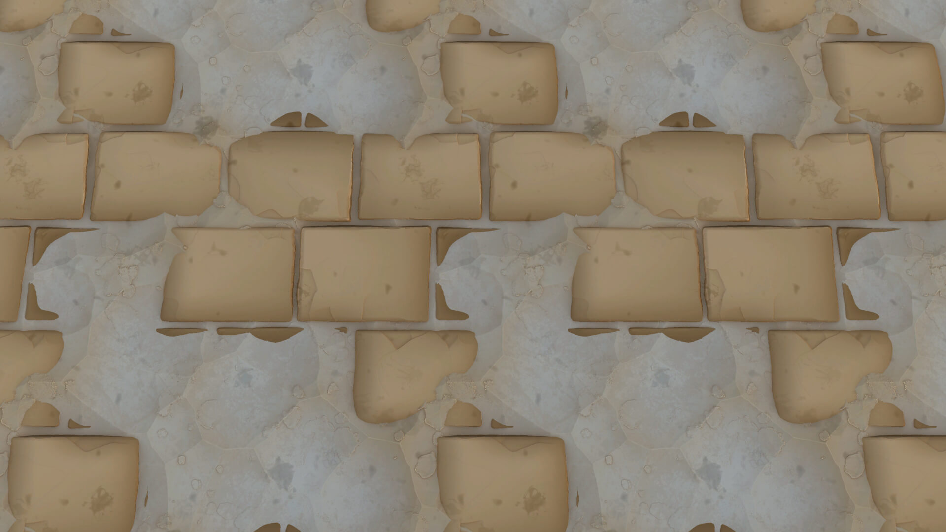Hand Painted Textures - Vol 10 - Bricks 3D Texture by oleekconder