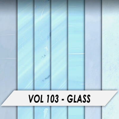 Hand Painted Textures – Vol 103 – Glass - 3D Texture by oleekconder