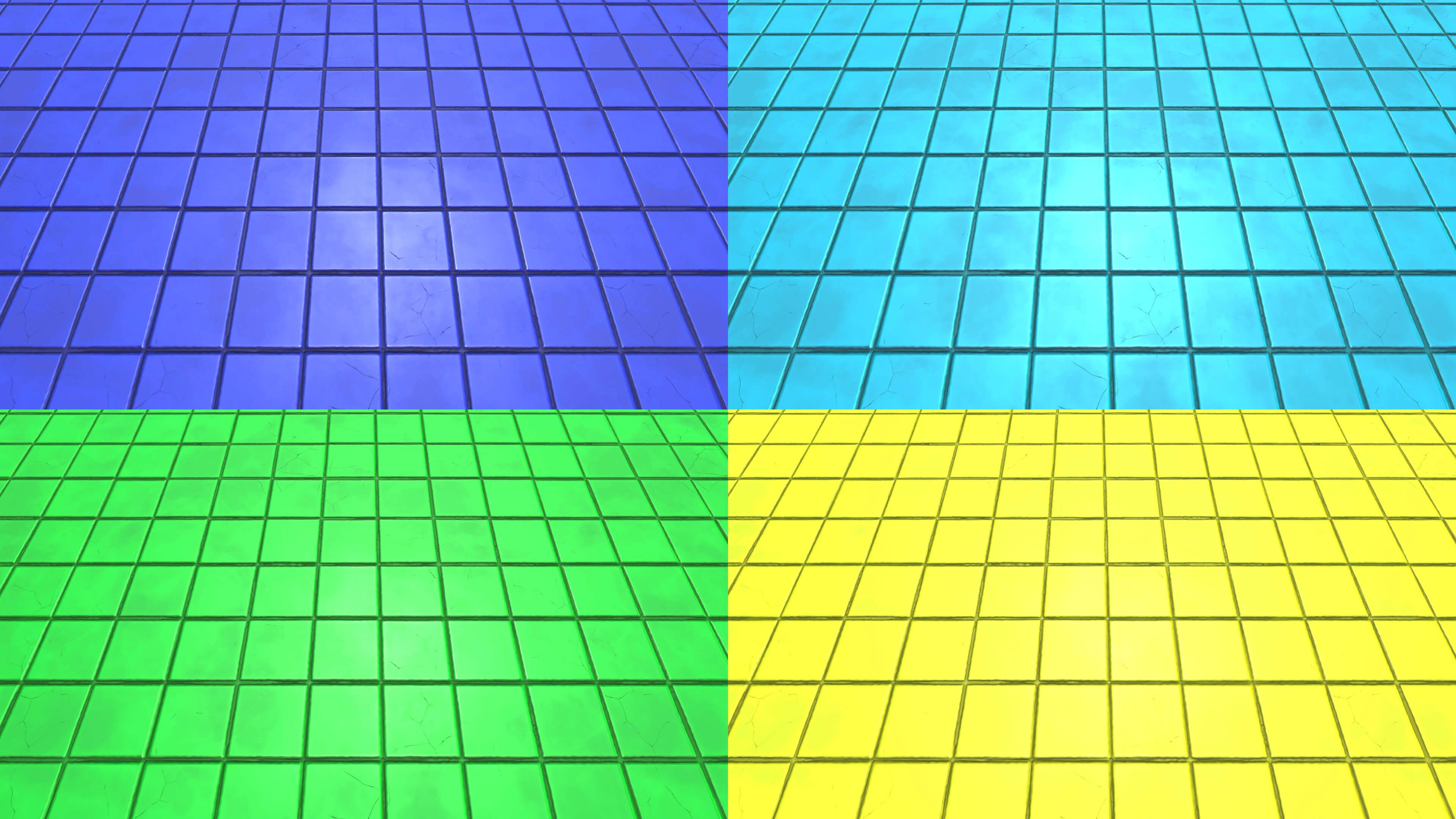 Hand Painted Textures – Vol 111 – Tiles - 3D Texture by oleekconder