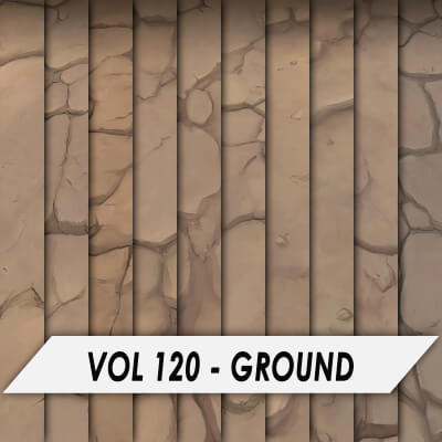 Hand Painted Textures – Vol 120 – Ground - 3D Texture by oleekconder