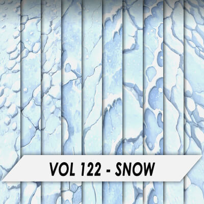 Stylized Textures – Vol. 122 – Snow - 3D Texture by oleekconder