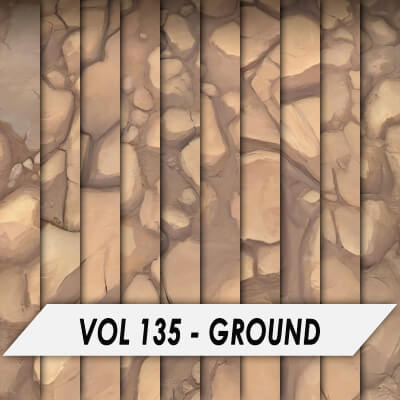 Hand Painted Textures – Vol 135 – Ground - 3D Texture by oleekconder
