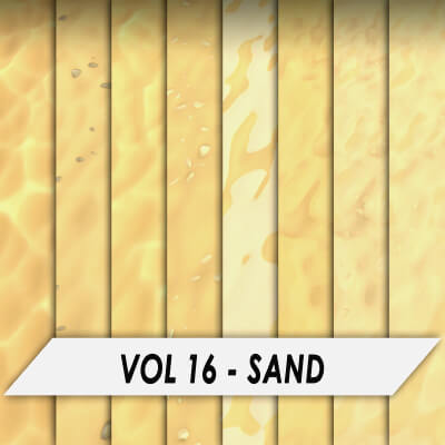 Stylized Textures - Vol 16 - Sand 3D Texture by oleekconder