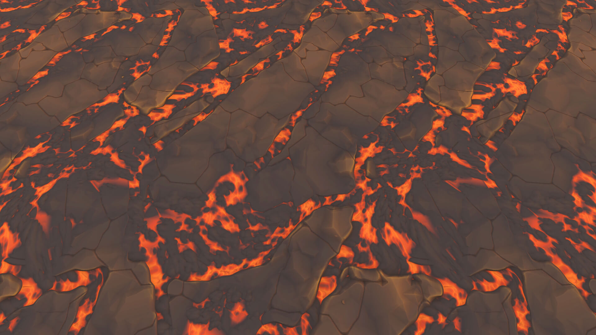 Stylized Textures - Vol 18 - Lava 3D Texture by oleekconder