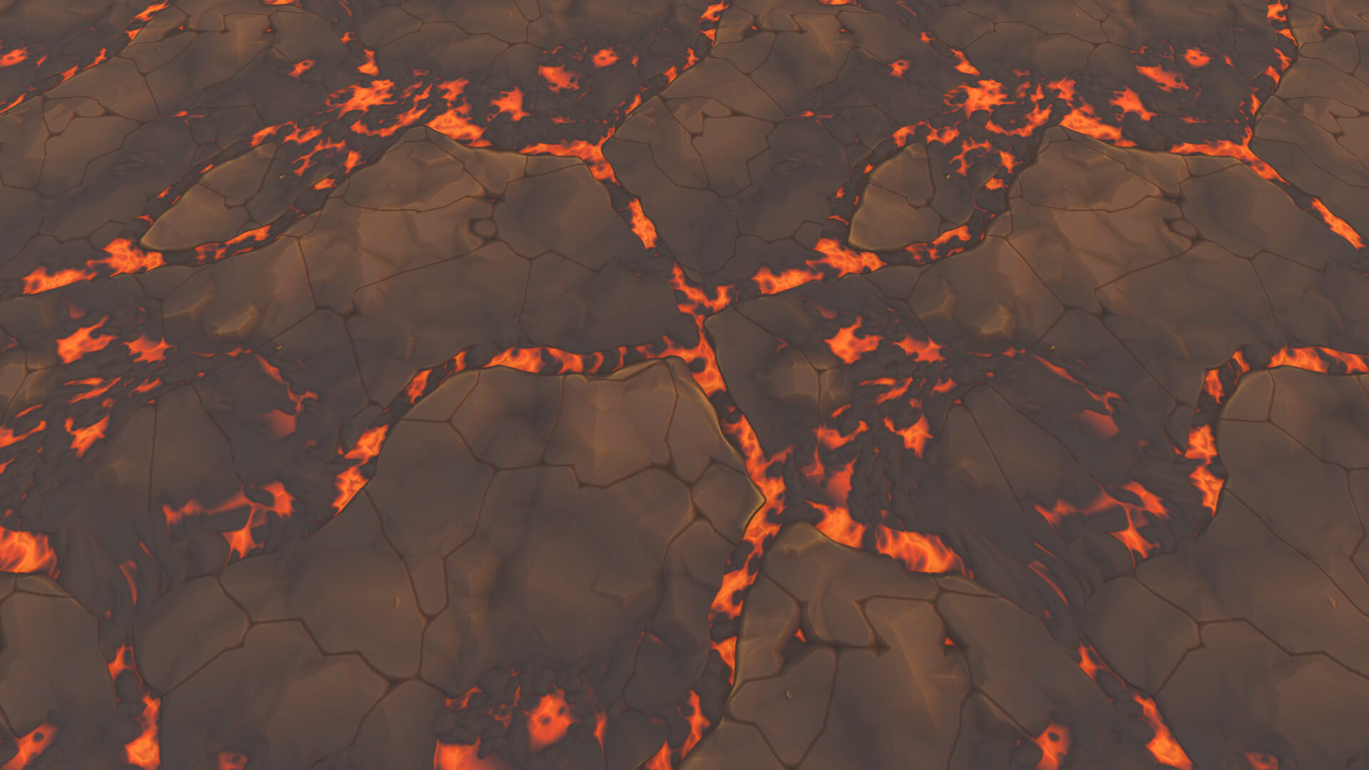 Stylized Textures - Vol 18 - Lava 3D Texture by oleekconder