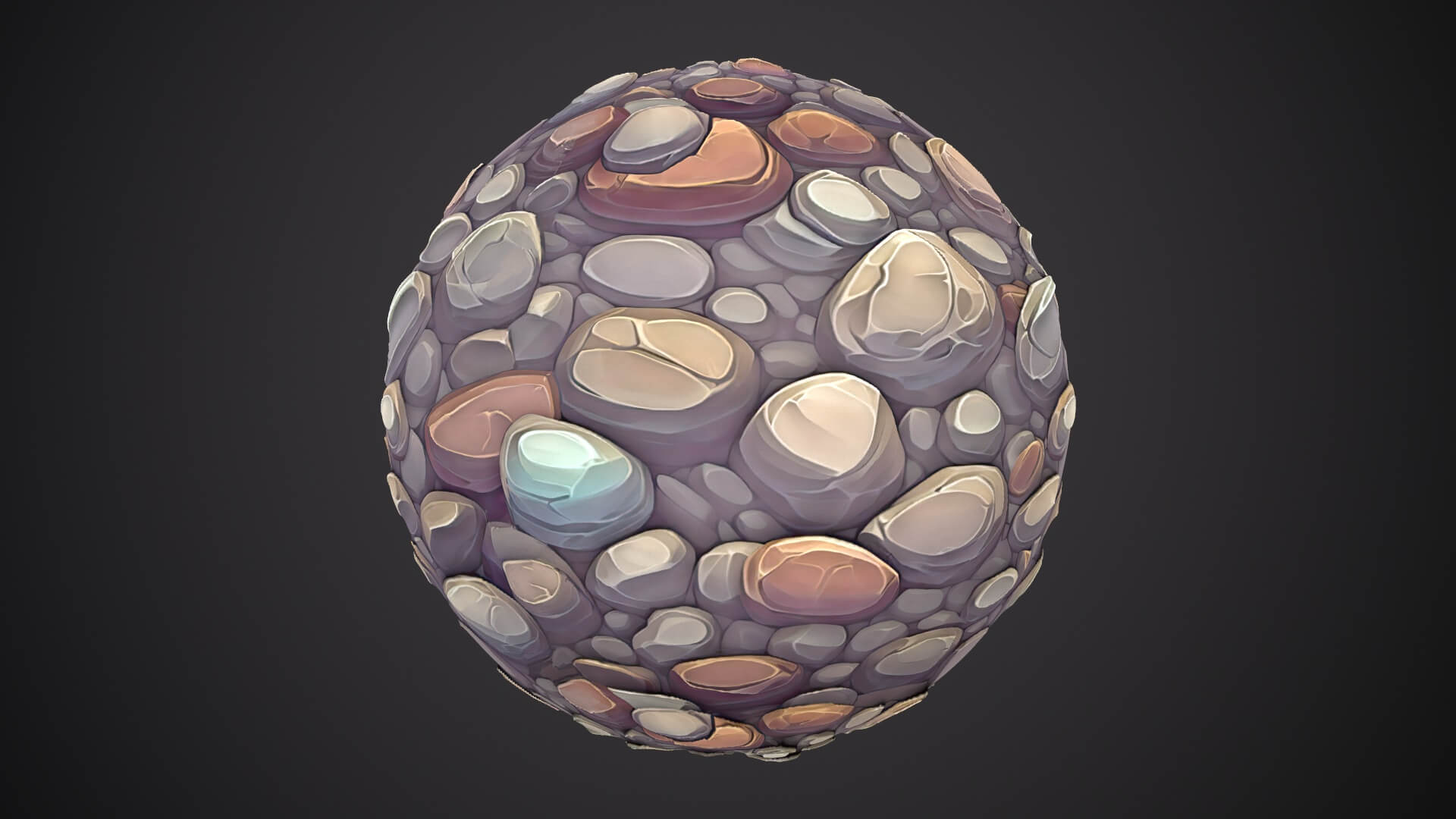 Hand Painted Textures - Vol 39 - Rocks 3D Texture by oleekconder