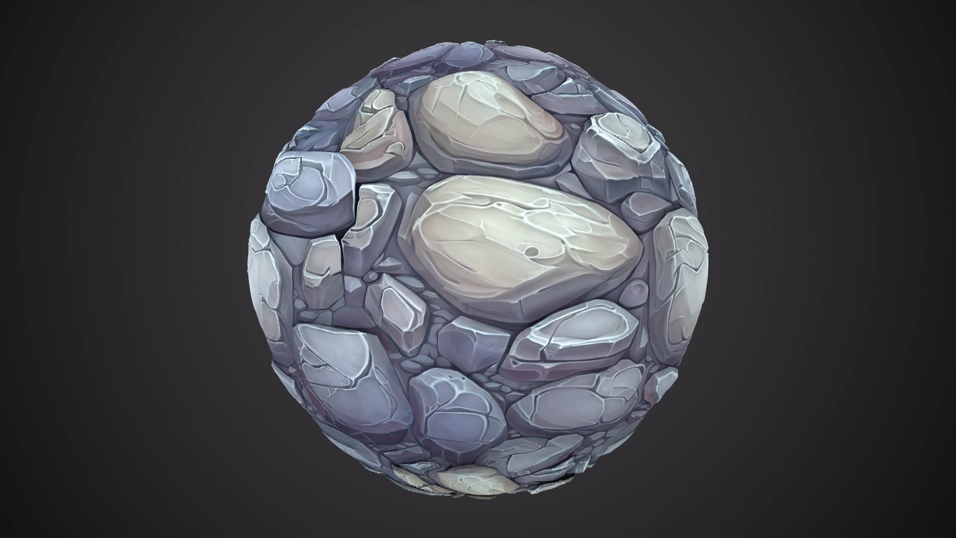 Hand Painted Textures - Vol 39 - Rocks 3D Texture by oleekconder
