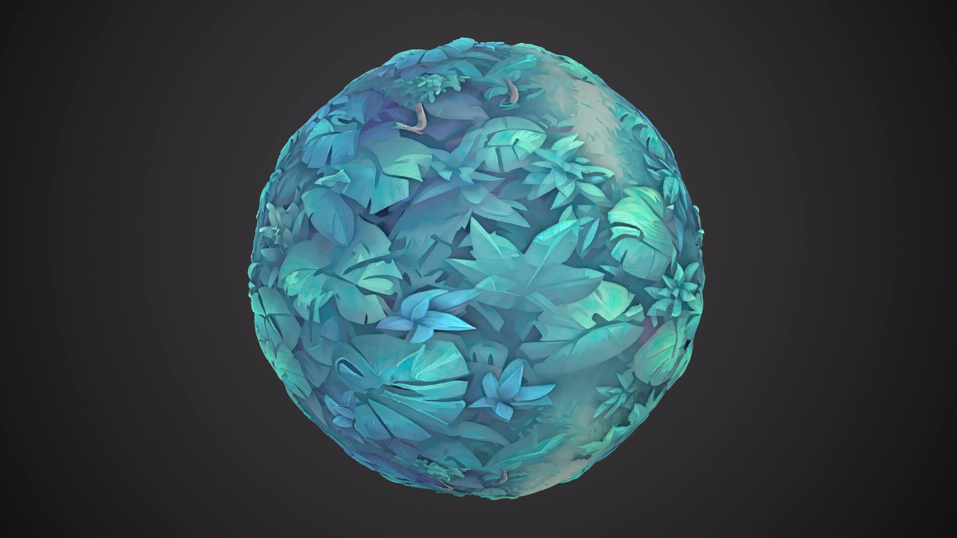 Hand Painted Textures - Vol 41 - Jungle 3D Texture by oleekconder