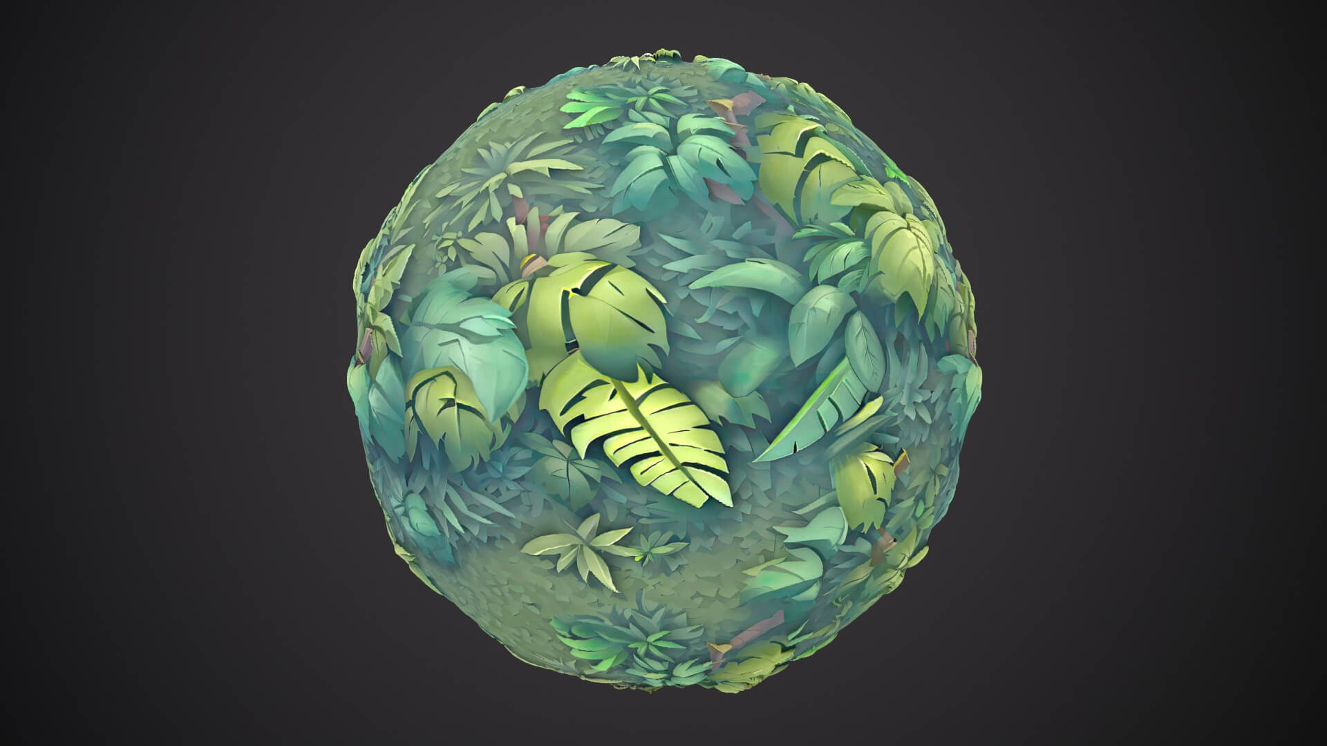 Hand Painted Textures - Vol 41 - Jungle 3D Texture by oleekconder