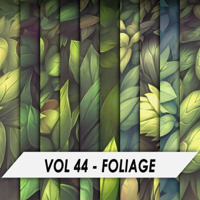 Hand Painted Textures - Vol 44 - Foliage 3D Texture by oleekconder