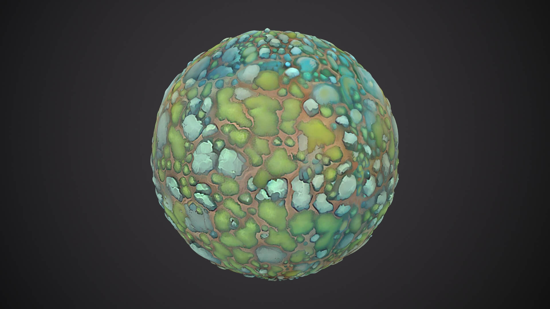 Hand Painted Textures - Vol 45 - Moss 3D Texture by oleekconder