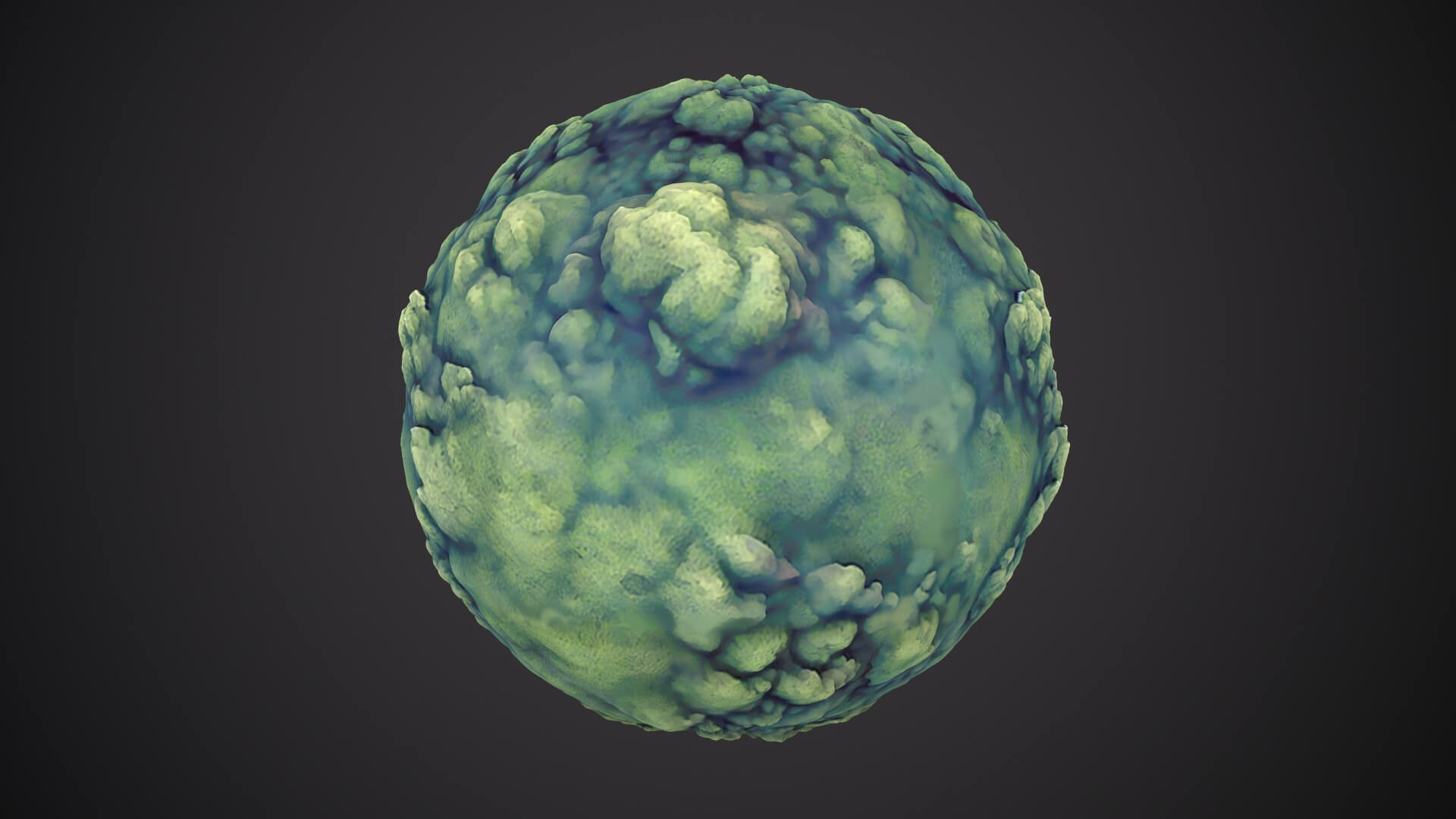 Hand Painted Textures - Vol 45 - Moss 3D Texture by oleekconder