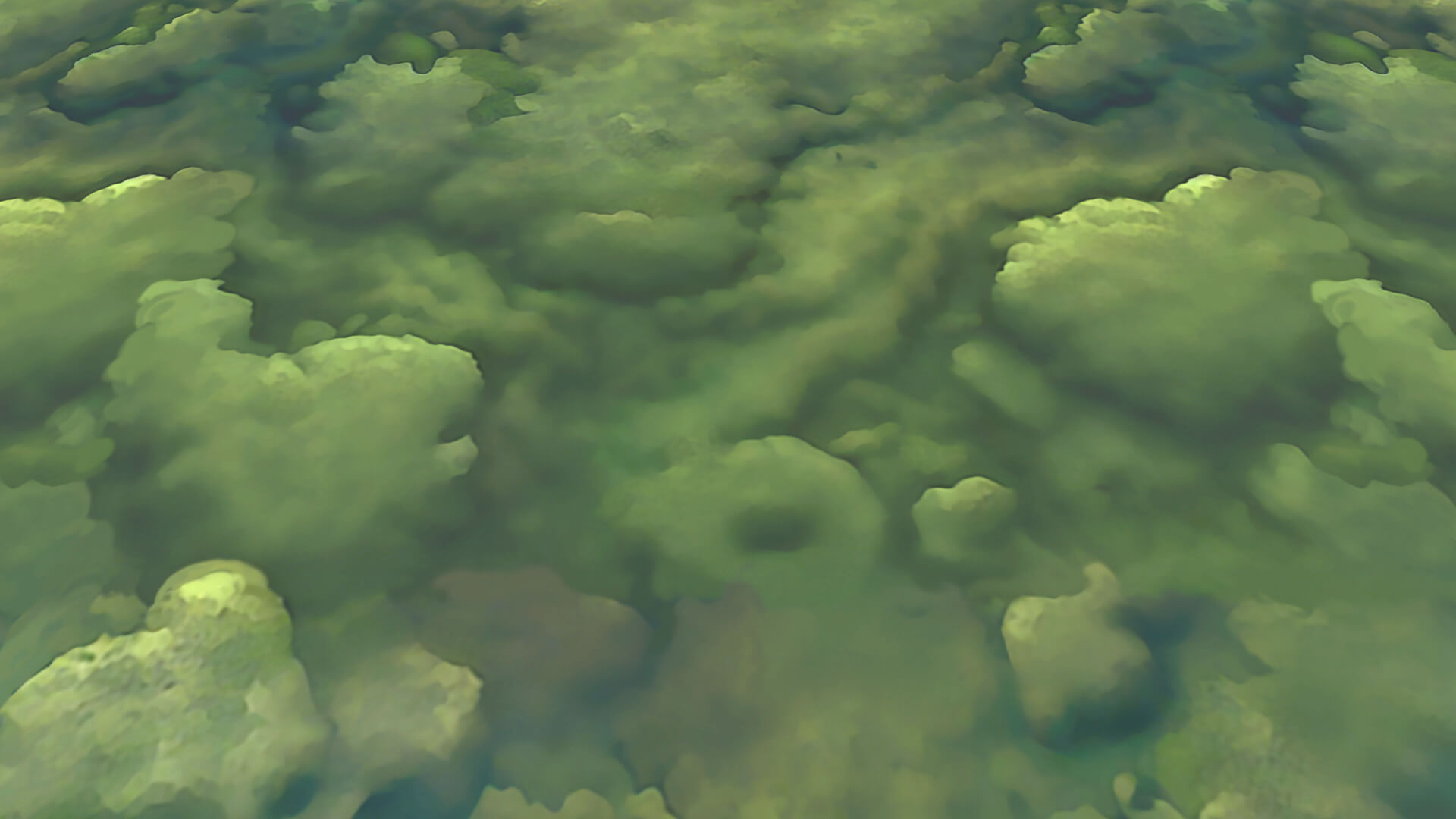 Hand Painted Textures - Vol 45 - Moss 3D Texture by oleekconder