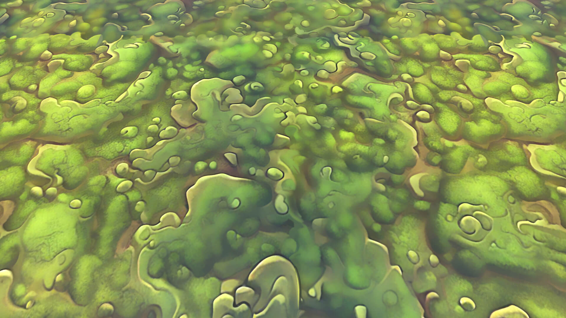 Hand Painted Textures - Vol 45 - Moss 3D Texture by oleekconder