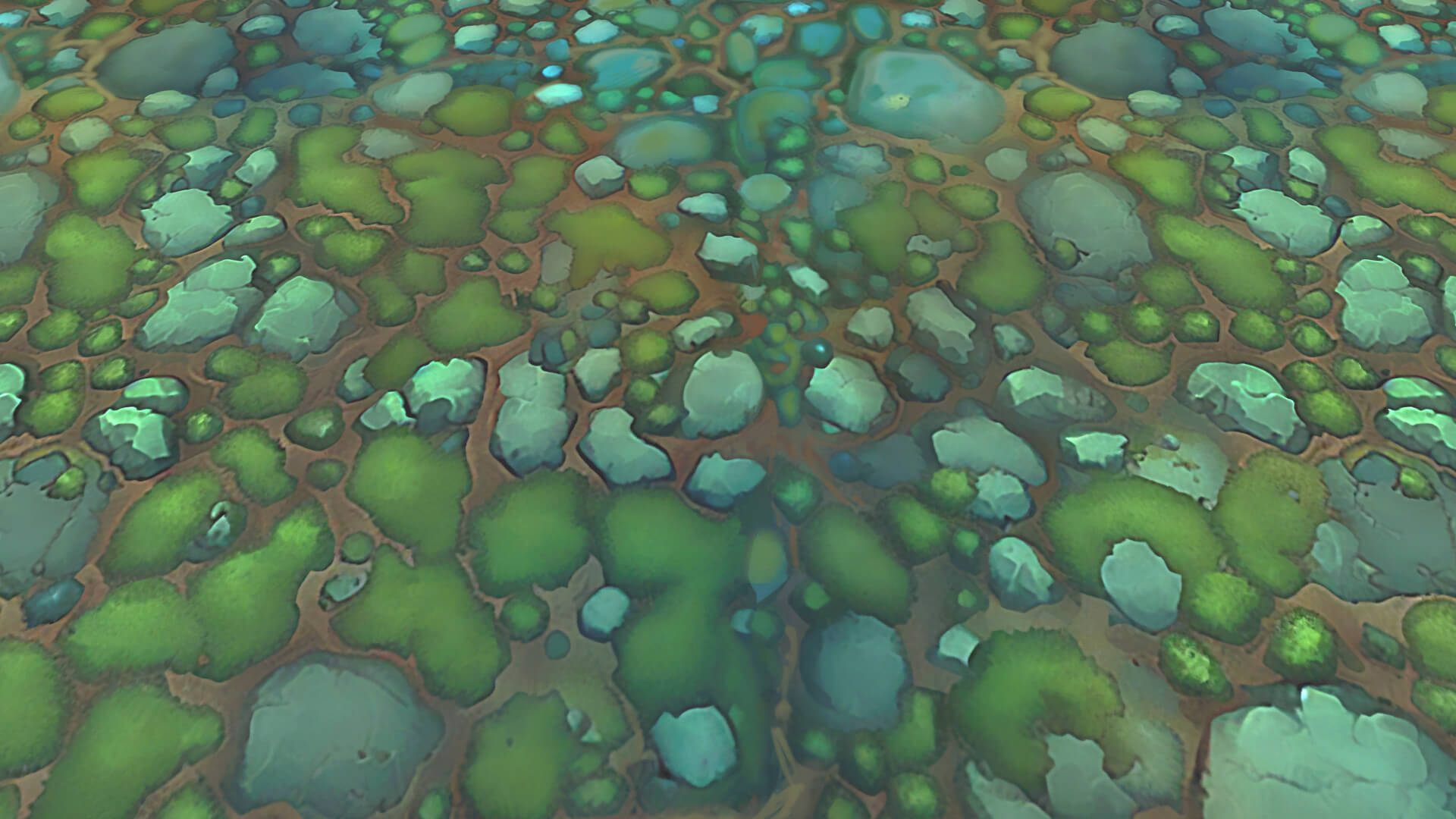 Hand Painted Textures - Vol 45 - Moss 3D Texture by oleekconder