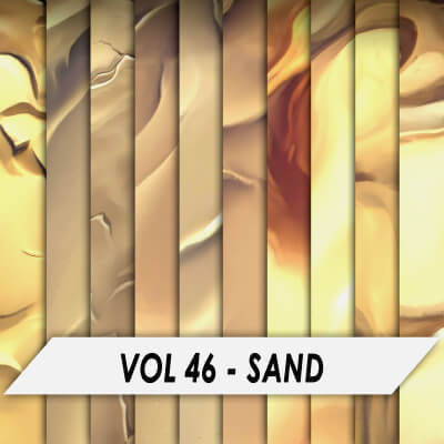 Hand Painted Textures - Vol 46 - Sand 3D Texture by oleekconder