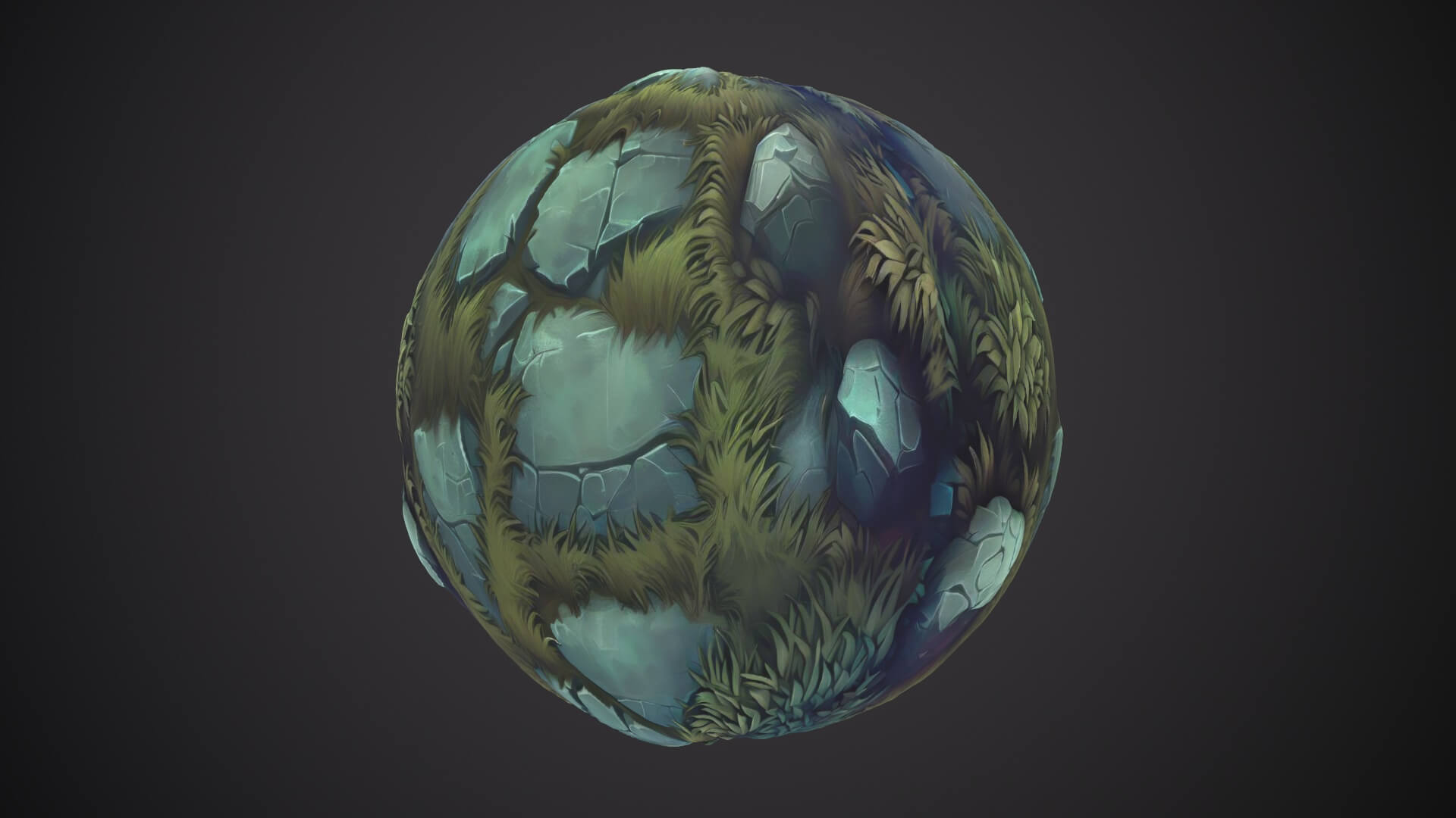 Hand Painted Textures - Vol 49 - Grass 3D Texture by oleekconder