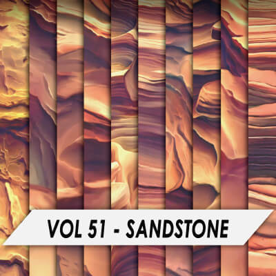 Hand Painted Textures – Vol 51 – Sandstone - 3D Texture by oleekconder