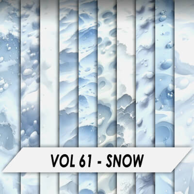 Stylized Textures - Vol 61 - Snow 3D Texture by oleekconder