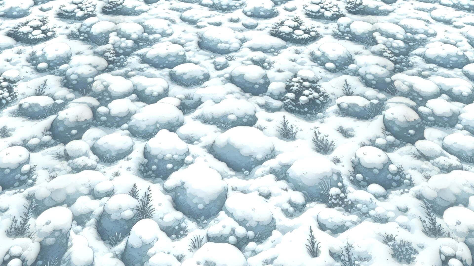 Hand Painted Textures - Vol 62 - Snow 3D Texture by oleekconder