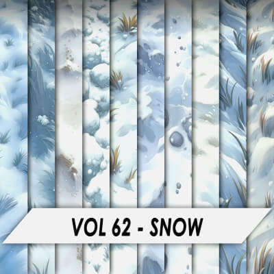 Hand Painted Textures - Vol 62 - Snow 3D Texture by oleekconder