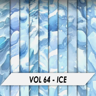 Hand Painted Textures - Vol 64 - Ice 3D Texture by oleekconder