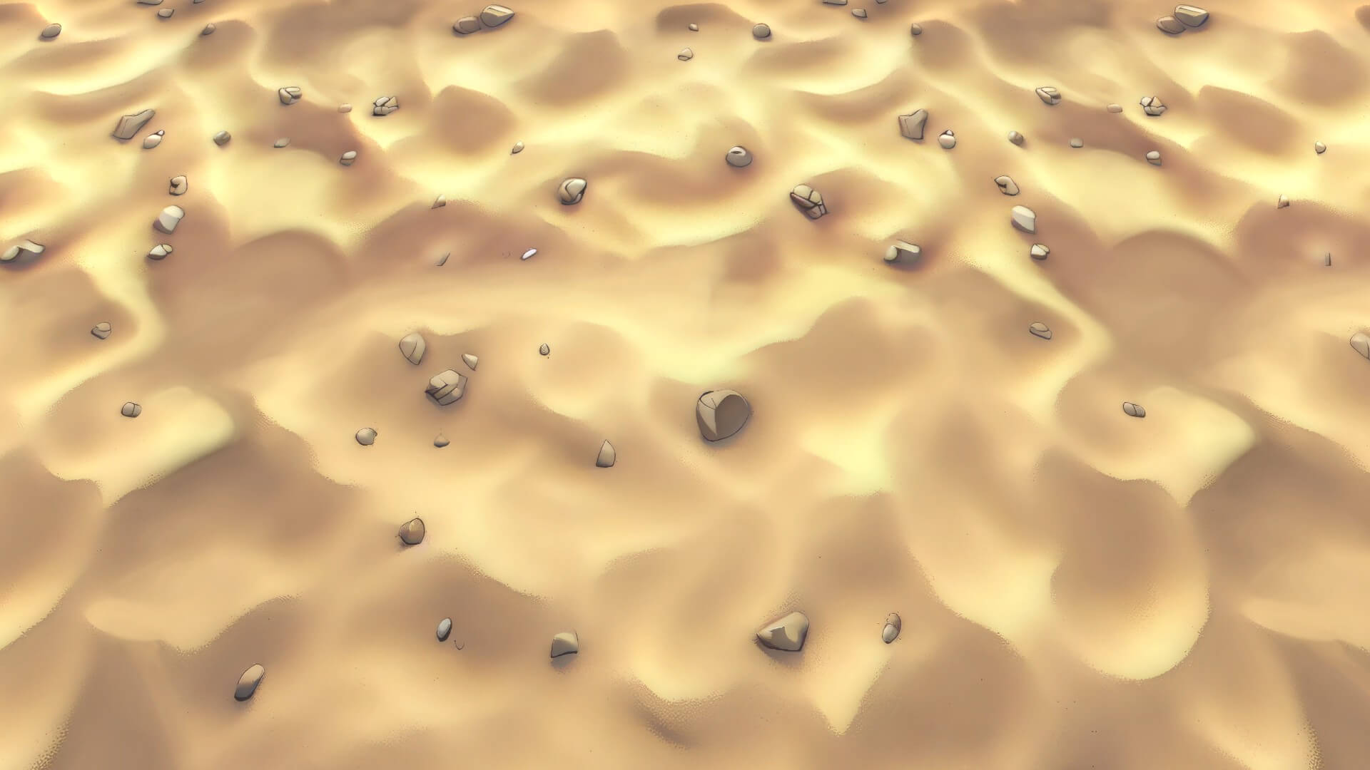 Hand Painted Textures - Vol 66 - Sand 3D Texture by oleekconder