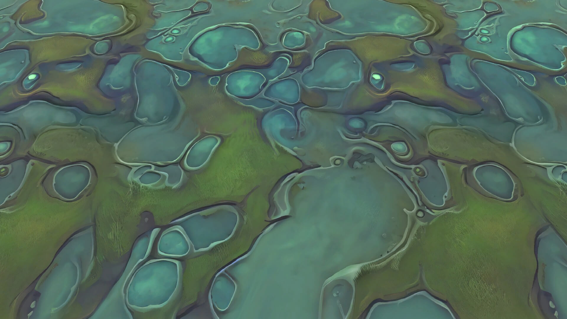 Hand Painted Textures – Vol 71 – Swamp - 3D Texture by oleekconder