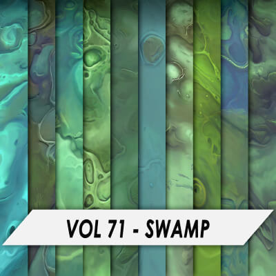Hand Painted Textures – Vol 71 – Swamp - 3D Texture by oleekconder