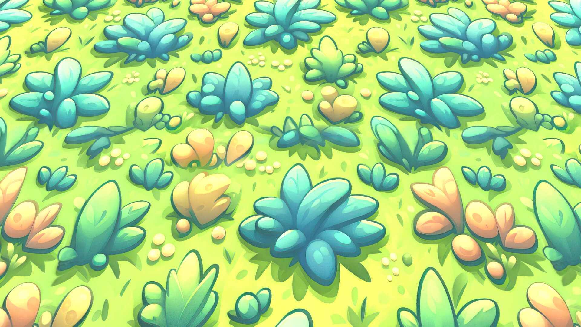 Hand Painted Textures – Vol 72 – Grass - 3D Texture by oleekconder