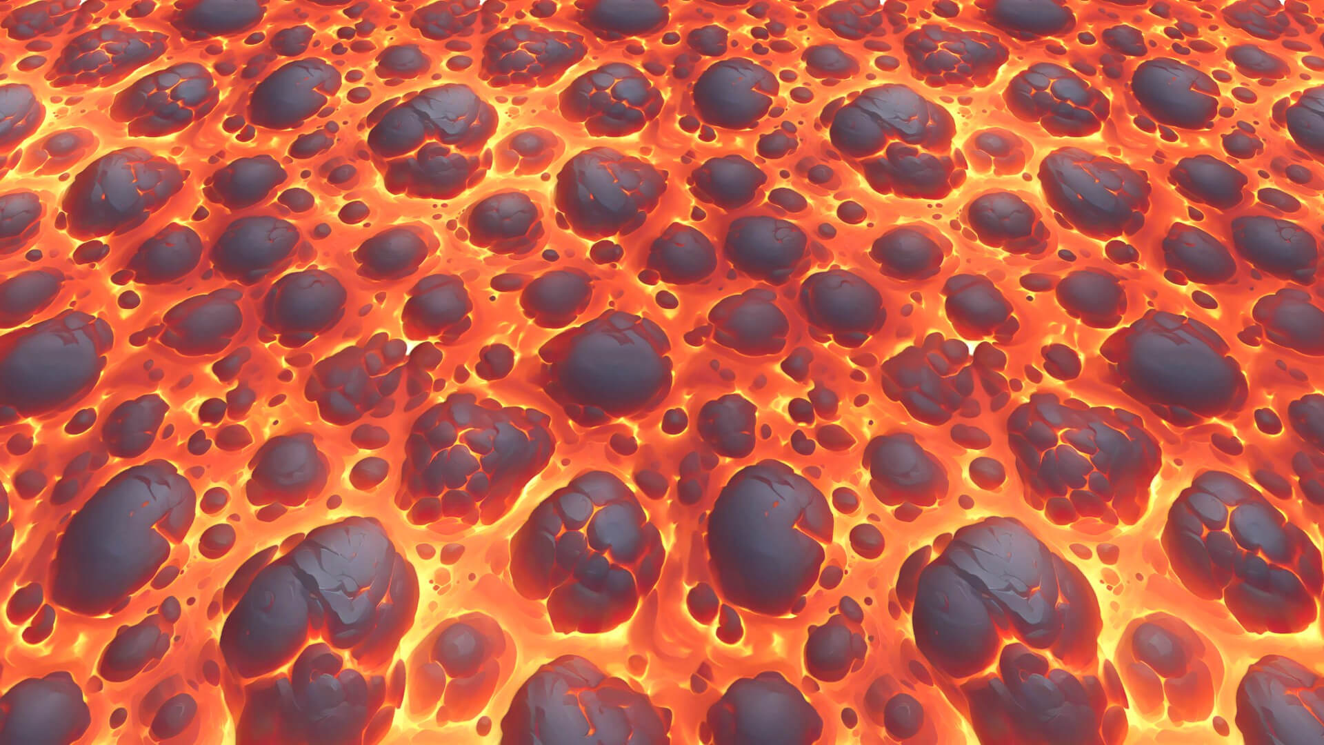 Hand Painted Textures – Vol 75 – Lava - 3D Texture by oleekconder