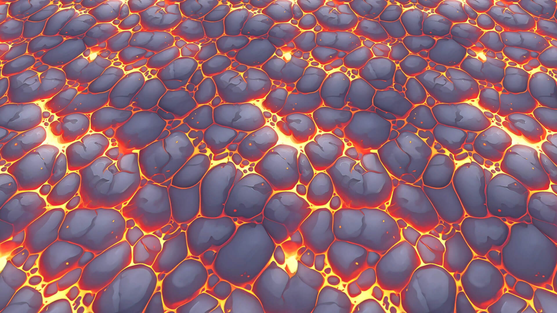 Hand Painted Textures – Vol 76 – Lava - 3D Texture by oleekconder