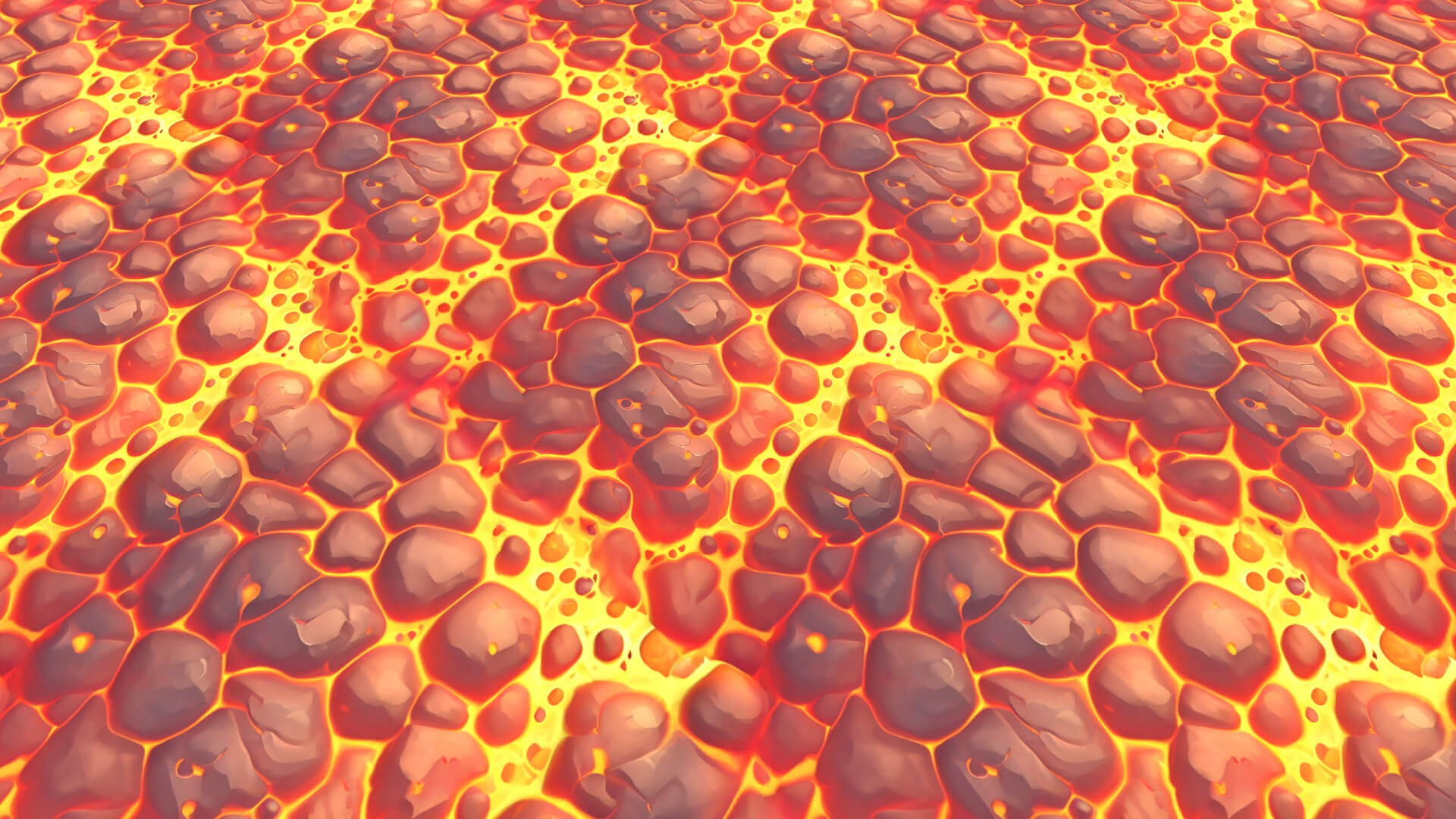 Hand Painted Textures – Vol 76 – Lava - 3D Texture by oleekconder