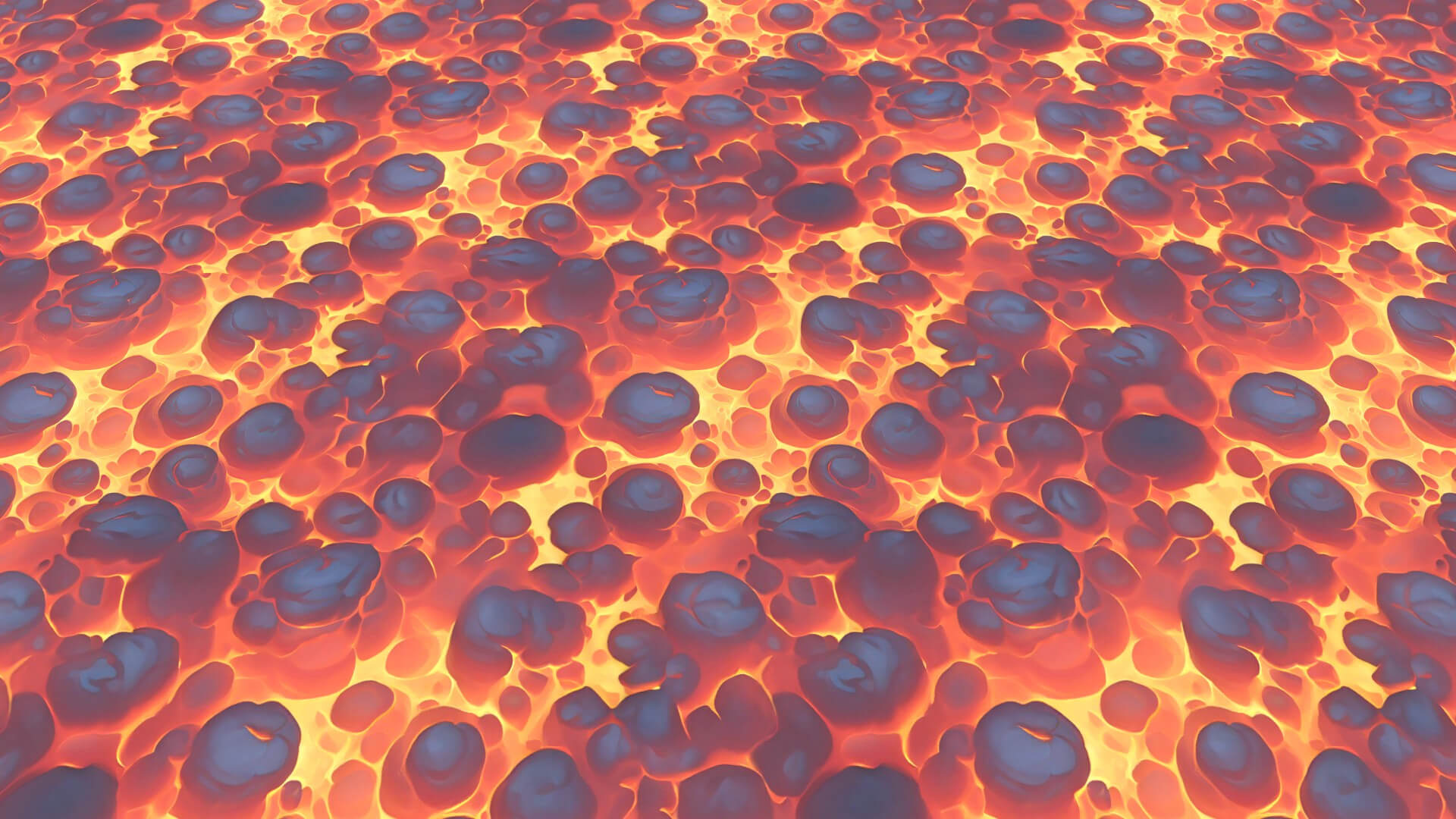 Hand Painted Textures – Vol 76 – Lava - 3D Texture by oleekconder